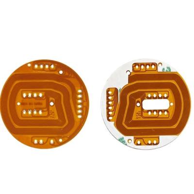 China 1 Layer PCB Flexible ENIG 1oz PCB Yellow Cover Film 52.81*52.81mm for sale