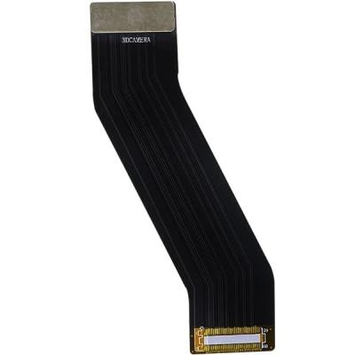 China Flexible PCB Board Solder Mask Black Silkscreen White Flex PCB for sale