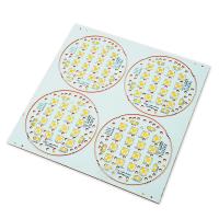 China 2oz 1 Layer PCB Copper Board ENIG Cu Based White / Black 196.50mm*196.50mm for sale