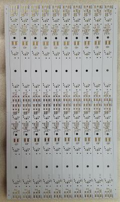 China 1L Aluminum PCB Board 1.5mm White Soldermask For LED Lighting for sale