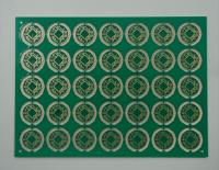 China 2L Rogers Circuit Board  RO4003C Material 1.6mm 1OZ  Edge Plating Green Soldermask EING for sale