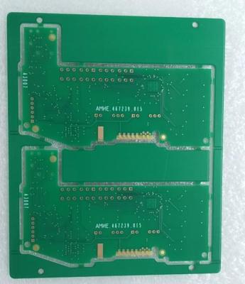 China 1.6mm Board Thickness Quick Turn PCB Sample with Immersion Gold and Gold Finger Surface Finish Black Solder Mask for sale