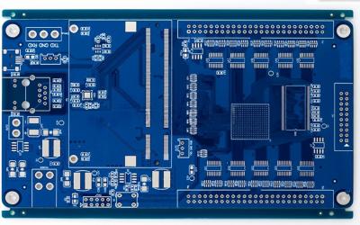 China Blue Solder Mask High Frequency PCB in 1.6mm Thickness for High Frequency Needs for sale