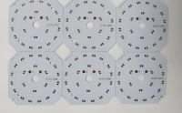 China 1 Layer LED PCB Board With Aluminium Base Board 1OZ And White Soldermask for sale