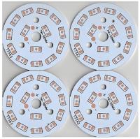 China Aluminium PCB Board For LED Lighting Solutions With 1OZ White Soldermask for sale