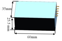 China Long Life 1 Axis FOG Without Moving Parts Zero Bias Stability ≤2°/h 10s Smoothing for sale