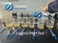 China Hengfeng Wastewater Treatment Chemical Cationic Polyacrylamide Dewatering Flocculant PAM Polimer for sale