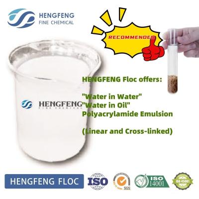 China Medium Polyelectrolyte Flocculant Liquid Anionic Polyacrylamide Emulsion for sale