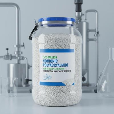 China 5-12 Million Nonionic Polyacrylamide Flocculant for High-Efficiency Flocculation in Textile Dyeing Wastewater Treatment for sale