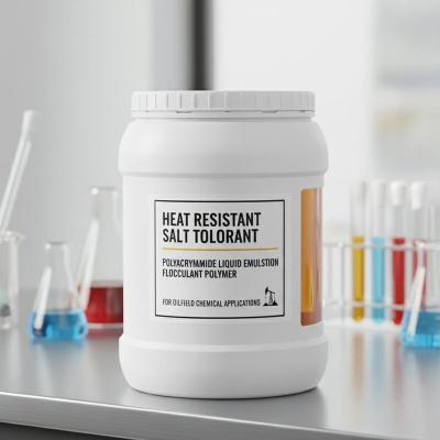 China Heat Resistant Salt Tolerant Polyacrylamide Liquid Emulsion Flocculant Polymer for Oilfield Chemical Applications for sale