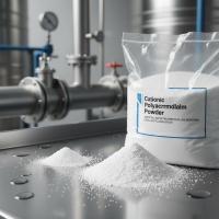 China Cationic Polyacrylamide Powder CPAM Flocculant for Industrial Water Treatment with High Solids Content Low Dosage and Fast Floc Formation for sale