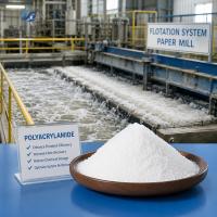 China Nonionic Polyacrylamide Polymer DAF System Powder Flocculant for Paper Factory Deinking Effluent Treatment for sale