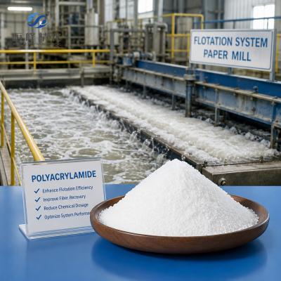 China Nonionic Polyacrylamide Polymer DAF System Powder Flocculant for Paper Factory Deinking Effluent Treatment for sale