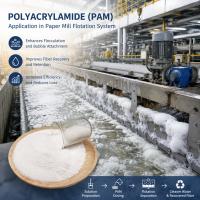 China Nonionic Polyacrylamide DAF System Polymer Flocculant for Paper Mill White Water Fiber Recovery Treatment for sale