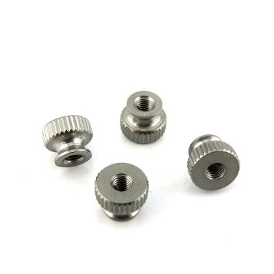 China Fastener 1/4-20 Metric Stainless Steel Knurled Thumb Nuts for Food Beverage Industry for sale