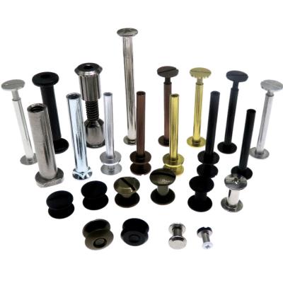 China Mechanical Dimensions Chicago Locking Screws for Furniture Cabinet or Book Binding Post for sale