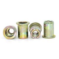China Polished Carbon Steel Flat Head Rivet Nut Grade 12.9 Customized M1~M16 DIN Standard for sale