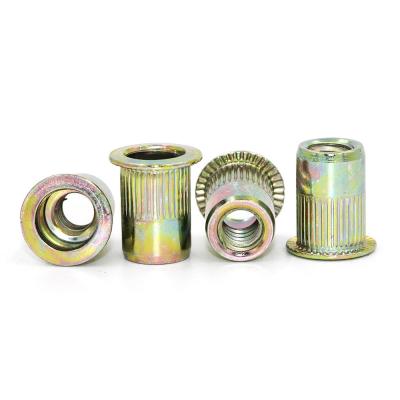 China Polished Carbon Steel Flat Head Rivet Nut Grade 12.9 Customized M1~M16 DIN Standard for sale