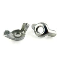 China M6 Metal Zinc Plated Stamped Butterfly Wing Nut with DIN Standard and MTC Certificate for sale