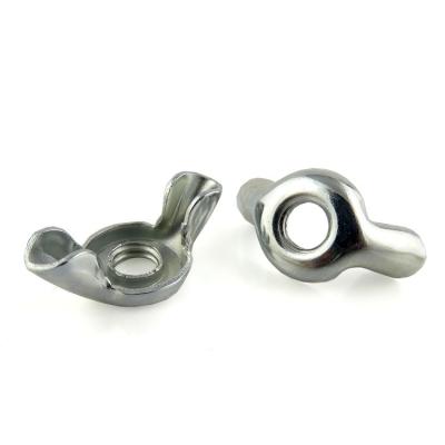 China M6 Metal Zinc Plated Stamped Butterfly Wing Nut with DIN Standard and MTC Certificate for sale