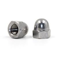 China Stainless Steel 304 Hex Cap Nuts M1-M16 Nickel Plated DIN Standard for sale