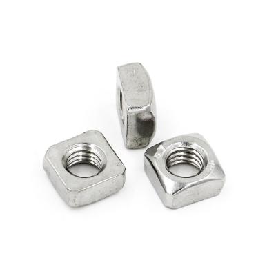 China Stainless Steel 304 Square Nut with M2.5 M3 M4 M5 Sizes M1-M16 DIN Standard for sale
