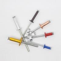 China Belts Male Screw Size Aluminium Steel Blind Pop Rivet with Plain Finish TM 8-32*6 for sale