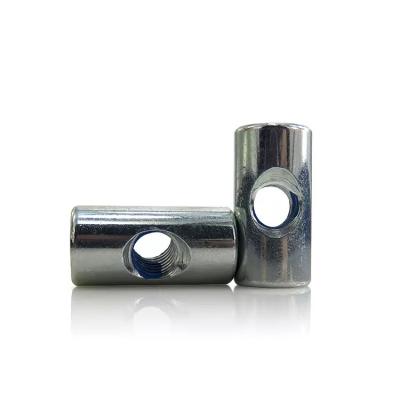 China High Precision CNC Machined Stainless Steel Barrel Nut with Passivation Finish in M1~M16 Sizes for sale