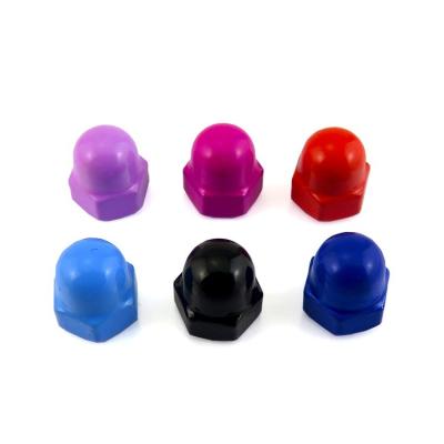 China ISO9001 2015 Certified Colorful M4 Hex Domed End Cap Nut for Industrial Applications for sale
