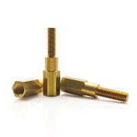 China Copper Threaded Hex Standoff Spacer with 1mm Length and ISO9001:2015 Certification for Precision Applications for sale