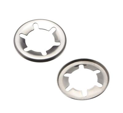 China Reliability Test M3 M5 M6 304 Stainless Steel Internal Tooth Star Lock Washer ZINC Finish for sale