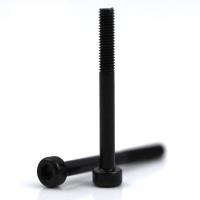 China Flat Head Black M3 30mm Din 912 Standard Hexagon Socket Cap Screws for Wholesalers for sale