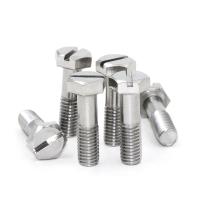 China 304 Stainless Steel Fine Threaded Slotted Hex Head Bolts with 1mm-500mm Length and ISO9001:2015 Certification for sale