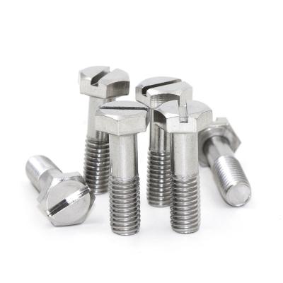 China 304 Stainless Steel Fine Threaded Slotted Hex Head Bolts with 1mm-500mm Length and ISO9001:2015 Certification for sale