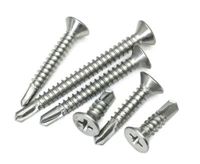 China ISO9001:2015 Certified Stainless Steel Pan Head Self Drilling Screw with Black Oxide Finish and Phillips Drive for sale
