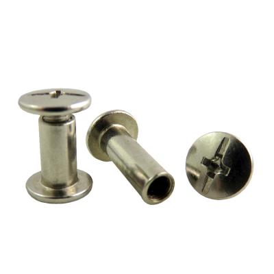 China Plain Finish Stainless Steel Male Female Bolt Screw for Furniture Assembly Customized for sale