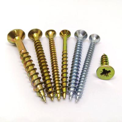 China DIN7505 Standard Torx Drive Chipboard Screw with Pozi Drive Option for Wood and Furniture for sale