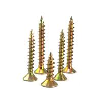 China Silver Steel Wood Construction Self Tapping Screw DIN Standard Chipboard Screw for sale