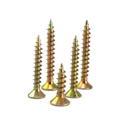 China Silver Steel Wood Construction Self Tapping Screw DIN Standard Chipboard Screw for sale