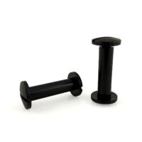 China Male Screw Size TM 8-32*6 PA66 Black M3.5 Chicago Screw Connect for Industrial for sale