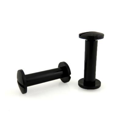 China Male Screw Size TM 8-32*6 PA66 Black M3.5 Chicago Screw Connect for Industrial for sale