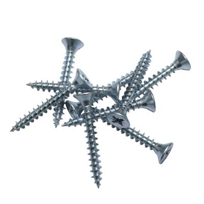 China White Zinc Plated Countersunk Head M4 Self-Tapping Screw for sale