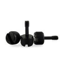 China INCH M3 M4 Black Knurled Computer Case Thumb Screws for Cover Measurement system INCH for sale