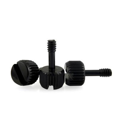 China INCH M3 M4 Black Knurled Computer Case Thumb Screws for Cover Measurement system INCH for sale