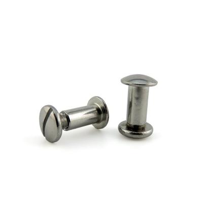 China Book Binding Stainless Steel Sex Bolt Customized 5.0X12-M4 Metric Sex Bolts for sale