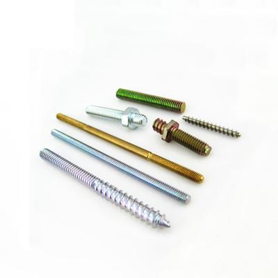 China Double End Screws Hanger Bolts Custom Finish DIN Standard for Wood Thread M6 M8 M10 for sale