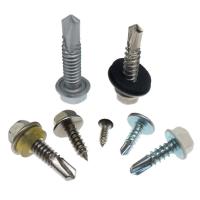 China Galvanized 160 Coating Pan Head Self-drilling Screw for Fixing Roof Profiles and Metal for sale