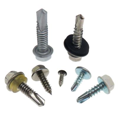 China Galvanized 160 Coating Pan Head Self-drilling Screw for Fixing Roof Profiles and Metal for sale