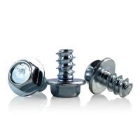 China WN5447 Hex Flange Head Self Tapping PT Thread Forming Screw Plain Finish for Fastening for sale