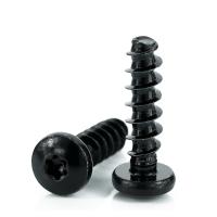 China INCH Measurement System M4 WN1452 Torx Pan Head Black Zinc Plated PT Screw 16mm Length for sale
